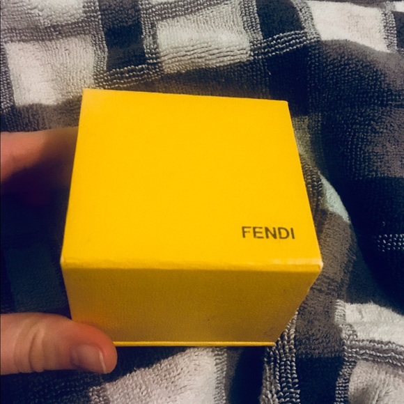 Fendi | Jewelry | Fendi Ring Silver Cosmopolitan Cube With F Letters ...